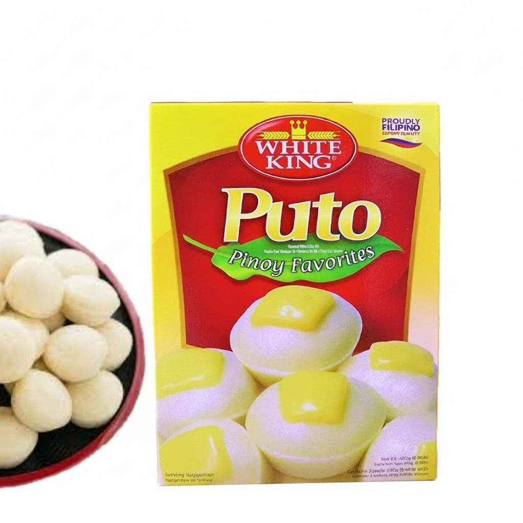 White King Puto Steamed White Cake Mix 400g – My Filipino Store